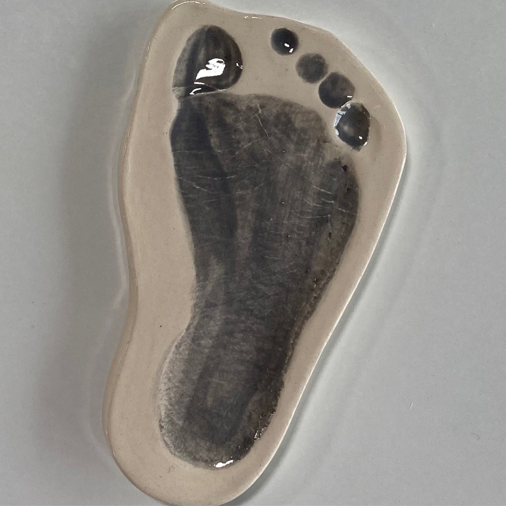 Clay Classic Foot Impression Ornament | Pottery Haven